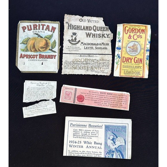 Swain & Co. | Office | Original Vintage Puritan Gordon Co More Labels ...